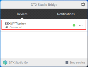 Configuring the DTX Studio bridge