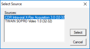 Setting up Schick intraoral X-ray sensors