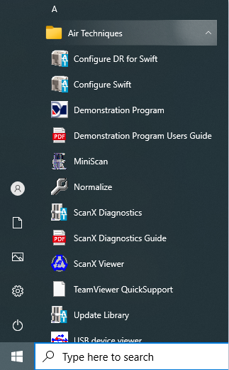 Setting up the Air Techniques ScanX Swift scanner