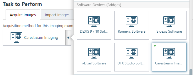 Setting up the Carestream software bridge