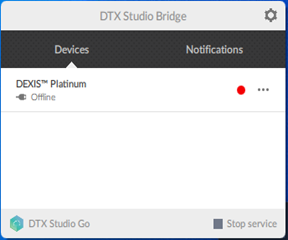 Configuring the DTX Studio bridge