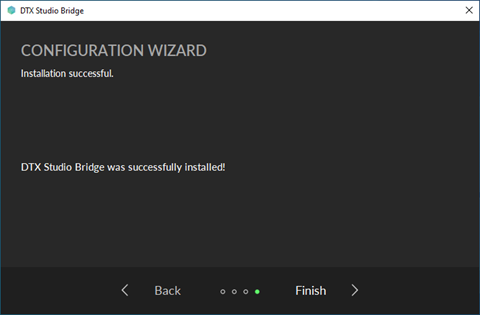 Configuring the DTX Studio bridge