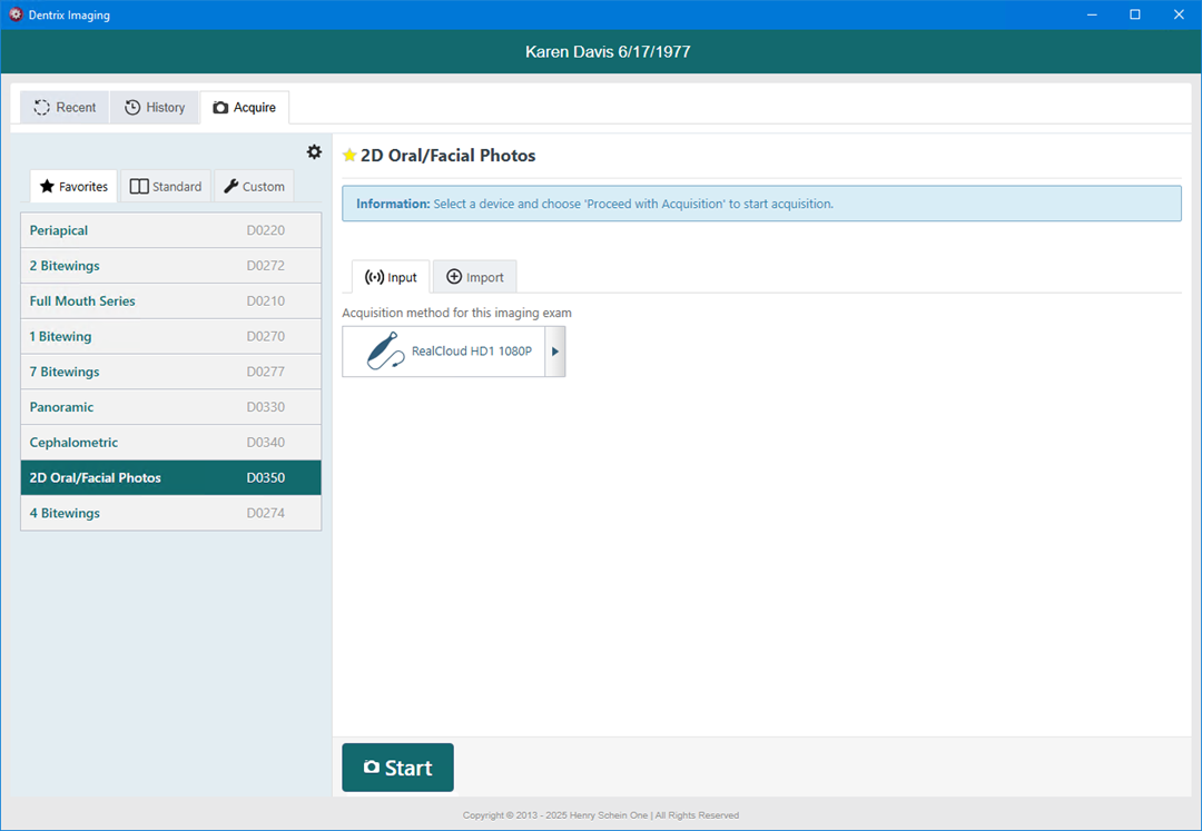 Importing images