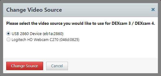 Setting up the DEXIS DEXcam 3 or 4 camera