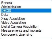 Setting up the DEXIS software bridge