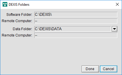 Setting up the DEXIS software bridge