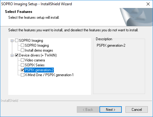 Setting up the Acteon Sopro PSPIX scanner