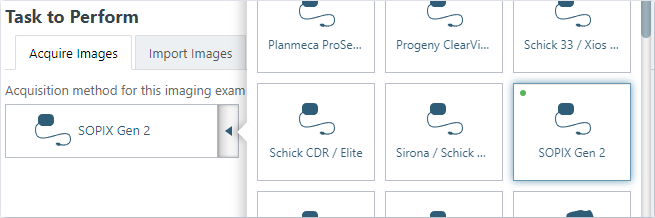 Setting up the Acteon Sopro SOPIX gen 2 sensor