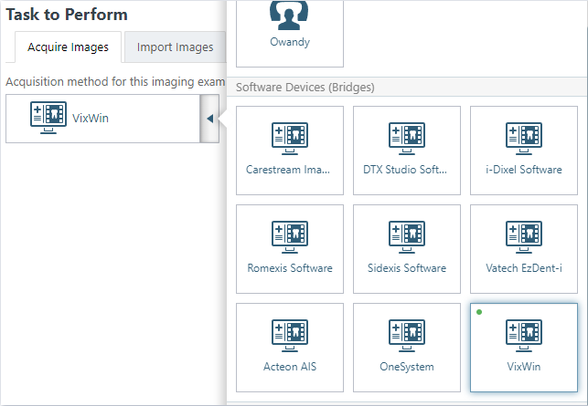 Setting up the VixWin software bridge