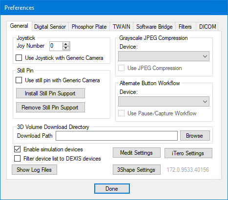 Configuring General tab preferences