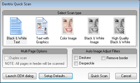 Document Center - Acquiring documents from a device