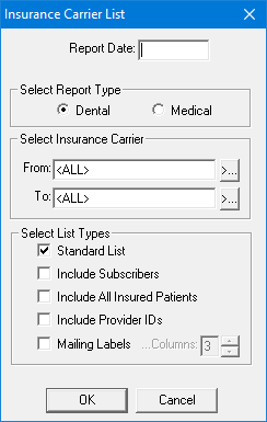 Deleting duplicate insurance carriers