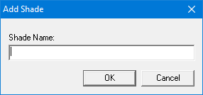 Editing shades assigned to a shade guide