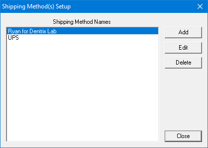 Adding shipping methods