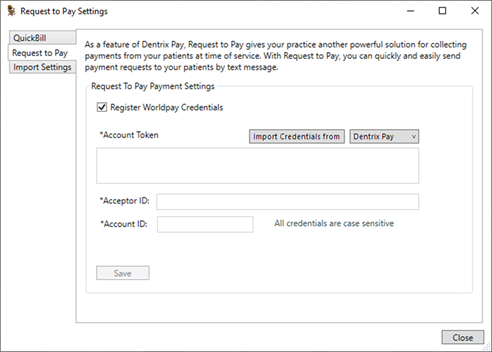 Setting up Request to Pay
