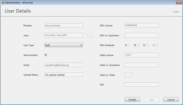 Adding ePrescribe providers