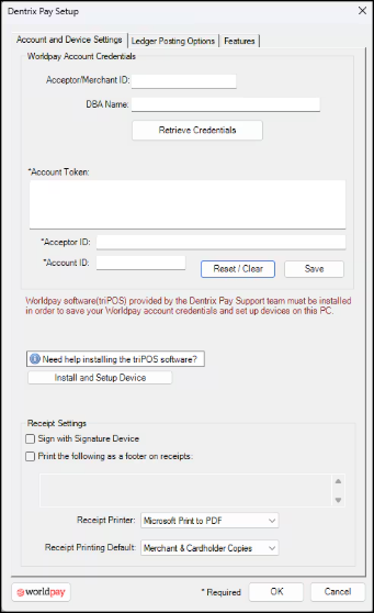 Setting up Dentrix Pay for Dentrix 25.11 and higher