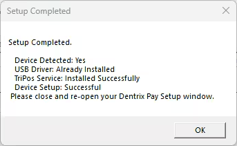 Setting up existing Dentrix Pay payment devices for Dentrix 25.11 and ...