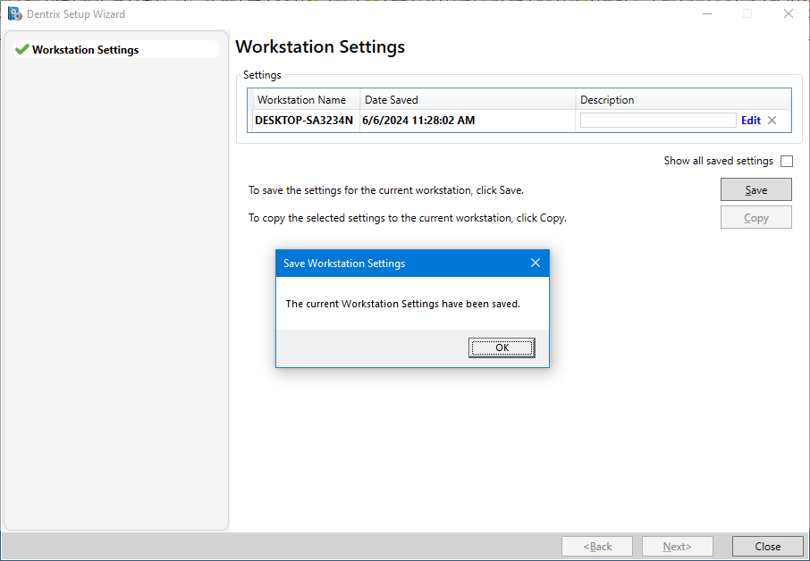 Setting up workstations