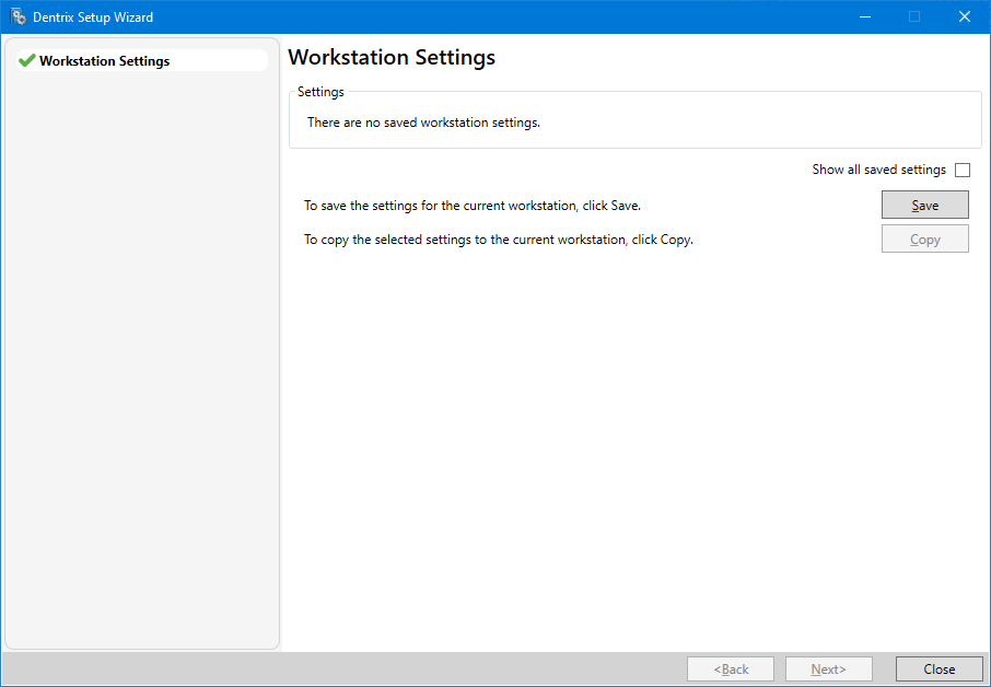 Setting up workstations