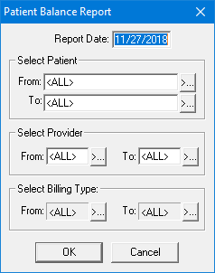 Patient Balance Report