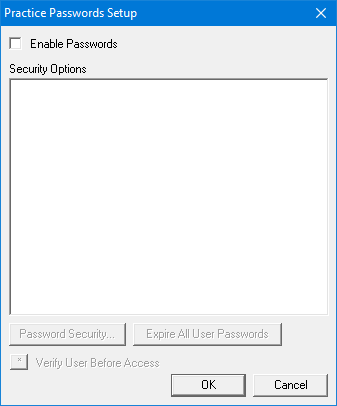 Enabling passwords and setting up a password administrator