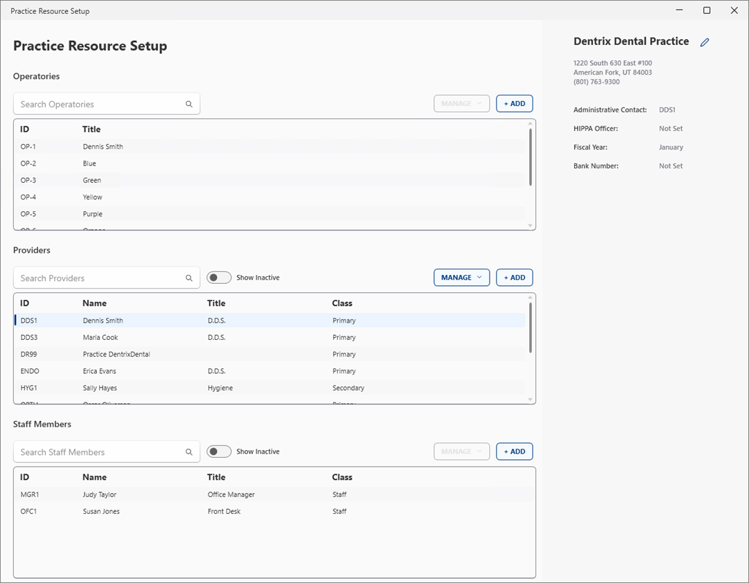 Resetting provider and staff passwords