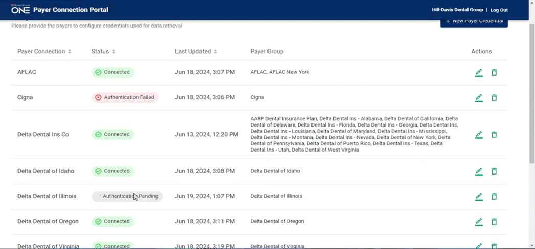 Setting up the Payer Connection Portal