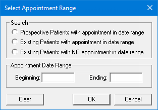 Creating appointment reminder cards