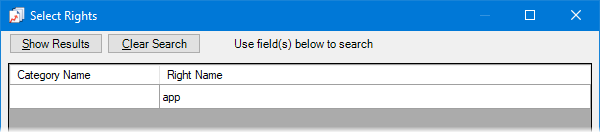 Assigned Rights Report