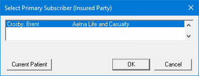 Attaching dental insurance to a subscriber