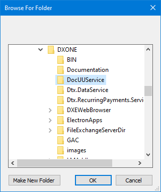 Installing the document unfiled utility service on a workstation
