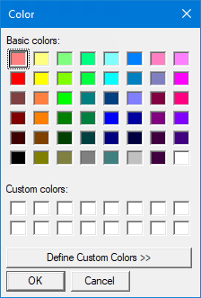 Setting up Ledger colors