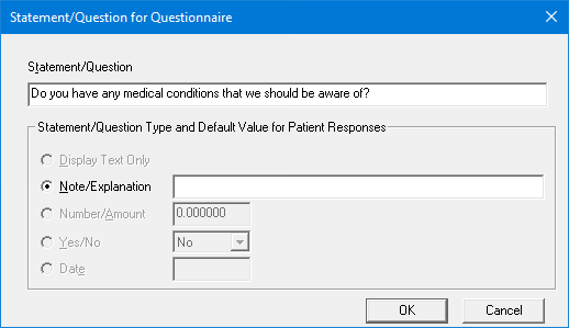Creating patient questionnaires