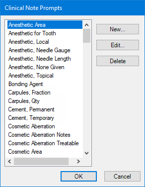 Editing clinical note prompts