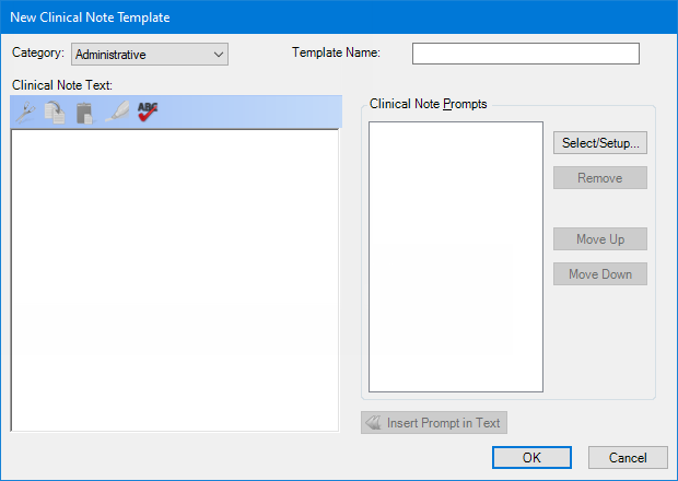 Creating clinical note templates