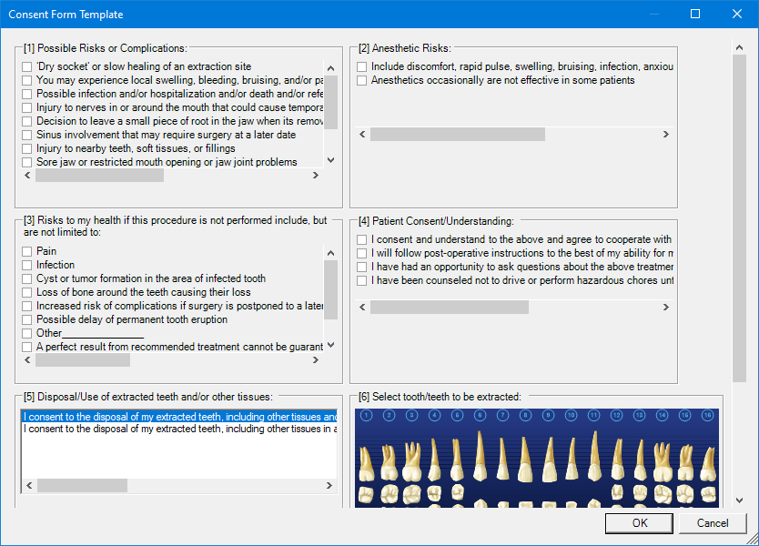 Adding enhanced consent forms to cases